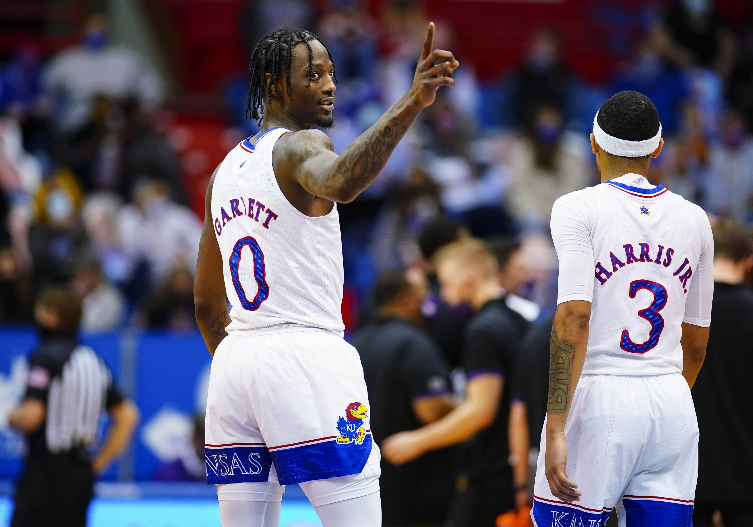 Marcus Garrett says goodbye to Kansas, declares for 2021 NBA draft ...